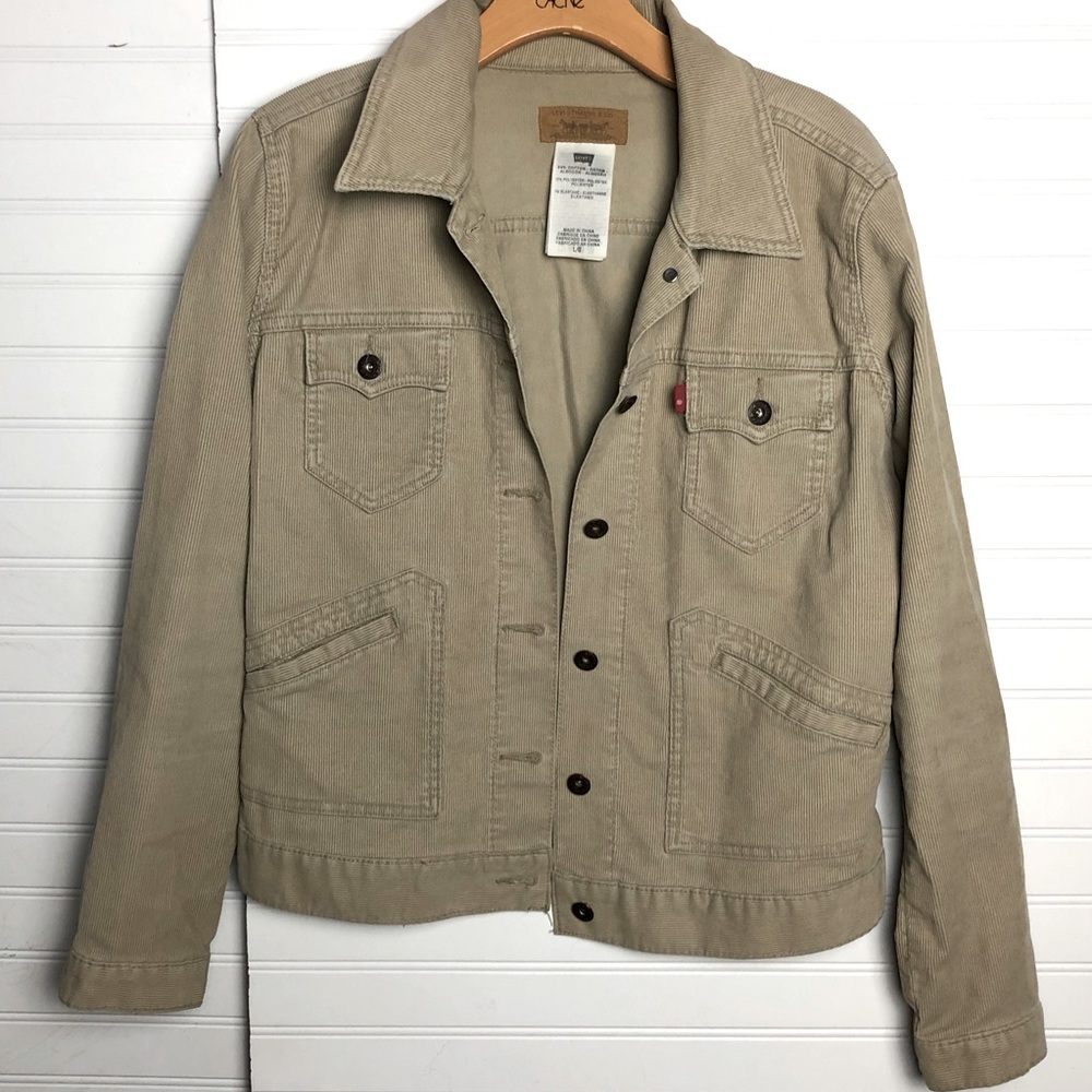 Levi’s Tan Corduroy Trucker Jacket - Gem